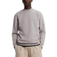 China Mens Long Sleeve Mock Neck 100% Cotton Sweater Gray Color Plain Simple Classy for sale