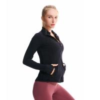 China Lightweight Full Zip Running Yoga Sports Track Jackets for sale