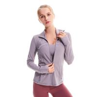 China Lightweight Full Zip Running Yoga Sports Track Jackets for sale