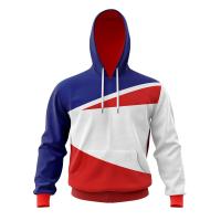 China Unisex Sublimation Print Unlined Pullover Hoodies For Sports Team for sale