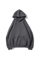China Embroidery Drawstrings Unisex Oversized Plain Cotton Hoodies for sale