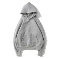 China Embroidery Drawstrings Unisex Oversized Plain Cotton Hoodies for sale