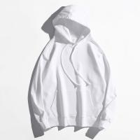 China Sustainable Pullover Knitted Unisex Plain Hoodies Customized for sale