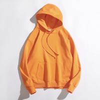 China Sustainable Pullover Knitted Unisex Plain Hoodies Customized for sale
