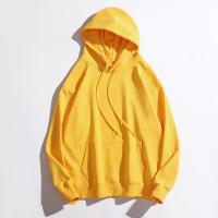 China Sustainable Pullover Knitted Unisex Plain Hoodies Customized for sale