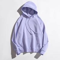 China Sustainable Pullover Knitted Unisex Plain Hoodies Customized for sale