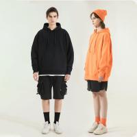China Sustainable Pullover Knitted Unisex Plain Hoodies Customized for sale
