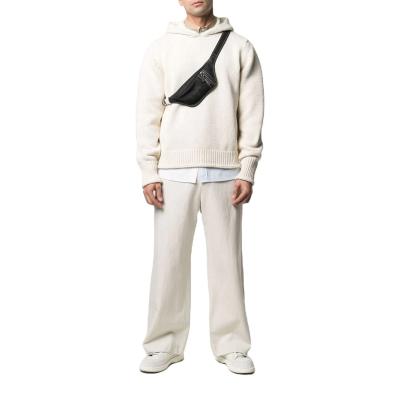 China XXXL Men Sport Pullover Sweater Set Two Piece Hoodie And Sweatpants Solid Color for sale