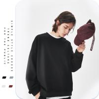 China Long Sleeve Oversized Crewneck Pullover Sweatshirts Custom Logo Printed for sale