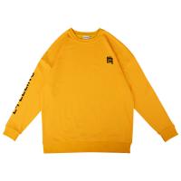 China Custom Oversized Plain Crew Neck Sweatshirt 100% Cotton Lined for sale