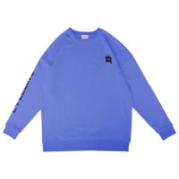 China Custom Oversized Plain Crew Neck Sweatshirt 100% Cotton Lined for sale