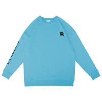 China Custom Oversized Plain Crew Neck Sweatshirt 100% Cotton Lined for sale