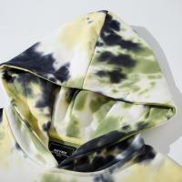 China Vintage Men Blank Terry Tie Dye Unisex Plain Hoodies Crewneck Streetwear for sale