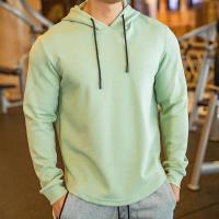 China Black Gray Long Sleeve Unisex Plain Hoodies Anti Pilling Pullover Sweatshirts for sale
