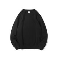 China Winter Fleece Oversized Pullover Hoodie Sweatshirt Custom Logo Unisex Plain Crew Neck for sale