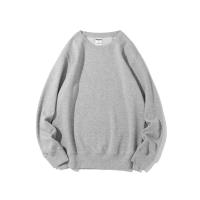 China Winter Fleece Oversized Pullover Hoodie Sweatshirt Custom Logo Unisex Plain Crew Neck for sale
