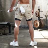 China Elastic Waist Compression Workout Shorts Male Mesh Athletic Shorts With Pockets for sale