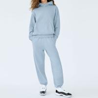 China Cozy Fleece Cotton Women'S Sport Tracksuits Casual Hoodies Joggers Pants for sale