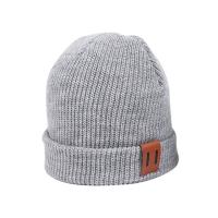 China Merino Wool Blend Rib Knit Pleated Beanies And Caps Itch Free With Private Label for sale