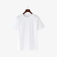 China O Neck Men Blank T Shirt Custom Cotton Loose Drop Shoulder for sale