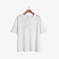 China O Neck Men Blank T Shirt Custom Cotton Loose Drop Shoulder for sale