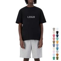 China Thick 250Gsm Oversided Blank T Shirts Plain 100% Cotton For Printing for sale