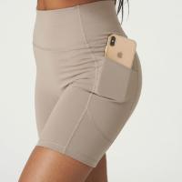 China Compression Running Sports Workout Shorts 4XL High Waist  For Ladies for sale