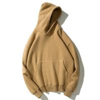 China 271g Unisex Plain Hoodies Sweatshirt Hip Hop Oversized Regular Sleeve for sale