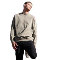 China Unlined Crewneck Oversized Sweatshirts Fleece 3D Custom Embroidered for sale