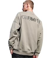 China Unlined Crewneck Oversized Sweatshirts Fleece 3D Custom Embroidered for sale