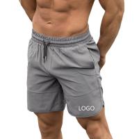 China 7 Inch Spandex Shorts Workout Shorts Mesh Fitness Mens Gym With Pocket for sale
