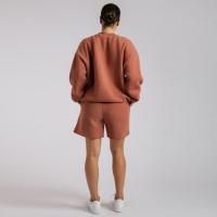 China 2 Piece Short Set Sportswear Tracksuits Crewneck Fitted Sweatsuit Sport Unisex for sale