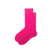 China Retro Lady Cotton Loose Plain Coloured Socks Solid Color Tube for sale