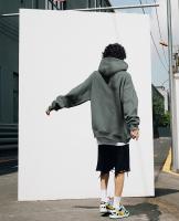 China 360gsm Plain White Pullover Sweatshirts 100% Cotton Oversized Blank Hoodies for sale