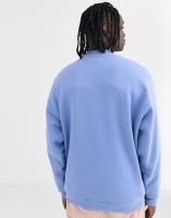 China Shinny Blank Crew Neck Sweatshirt Mens Oversized With Big Pocket for sale