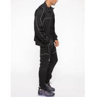 China Polyester Reflective Piping Men Sportswear Tracksuits Custom Logo for sale