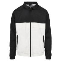 China Color Blocked Sports Track Jackets Polyester Woven Zip Up Outwear for sale