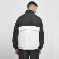 China Color Blocked Sports Track Jackets Polyester Woven Zip Up Outwear for sale