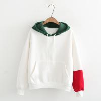 China Adults Multi Color Block Unisex Plain Hoodies Fleece Fabric for sale