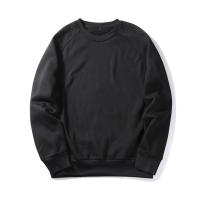 China Oversized Blank Cotton Fleece Hoodies Sweatshirt No Pocket Round Neck for sale