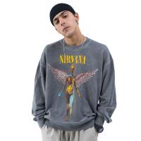 China Cotton Acid Wash Crew Neck Jumper Plain 3d Full Print Custom for sale