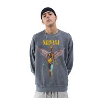 China Cotton Acid Wash Crew Neck Jumper Plain 3d Full Print Custom for sale