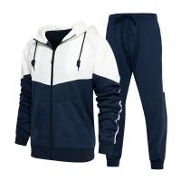 China Anti Bacterial Tracksuit Jogger Set Men Zipper Hoodies Sweatpants for sale