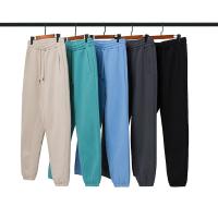 China Anti Static Cotton Sports Sportswear Joggers 330gsm Fleece Fabric Gym Sweatpants for sale