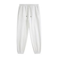 China Anti Static Cotton Sports Sportswear Joggers 330gsm Fleece Fabric Gym Sweatpants for sale