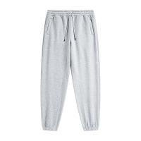 China Anti Static Cotton Sports Sportswear Joggers 330gsm Fleece Fabric Gym Sweatpants for sale