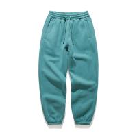 China Anti Static Cotton Sports Sportswear Joggers 330gsm Fleece Fabric Gym Sweatpants for sale