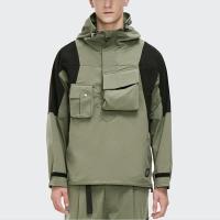 China Waterproof Woven Wind Running Sports Track Jackets Multi Pocket Male Knit Cargo Jacket for sale