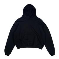 China Blank Thick Unisex Plain Hoodies 100% Cotton Oversized Pullover Streetwear for sale