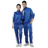 China 2 Zip Pockets Clinquant Velvet Sportswear Tracksuits Fall Running Set for sale